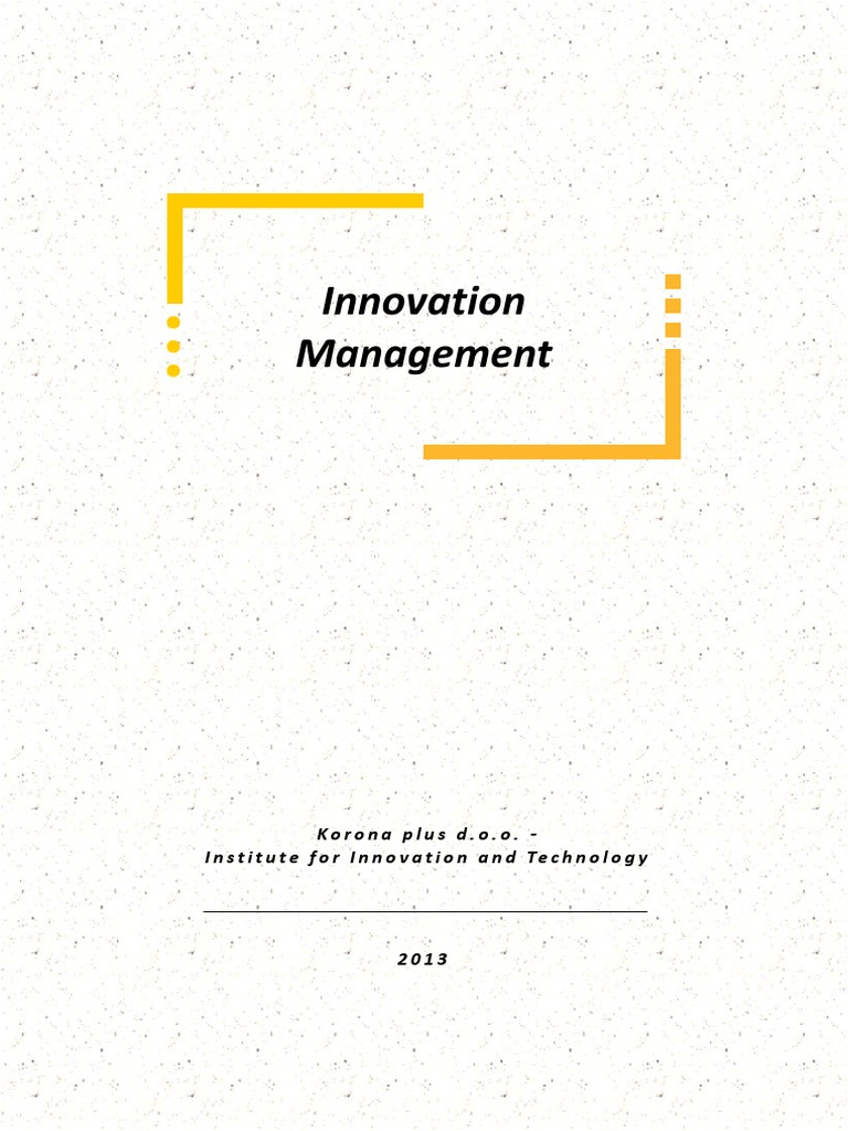 Innovation Management PDF | PDF | Innovation | Business Process
