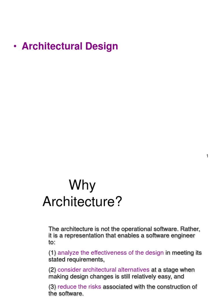 Architectural Design Principles | PDF | Software Architecture ...