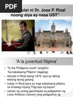 Pag-Aaral Ni Rizal Sa Ateneo | PDF
