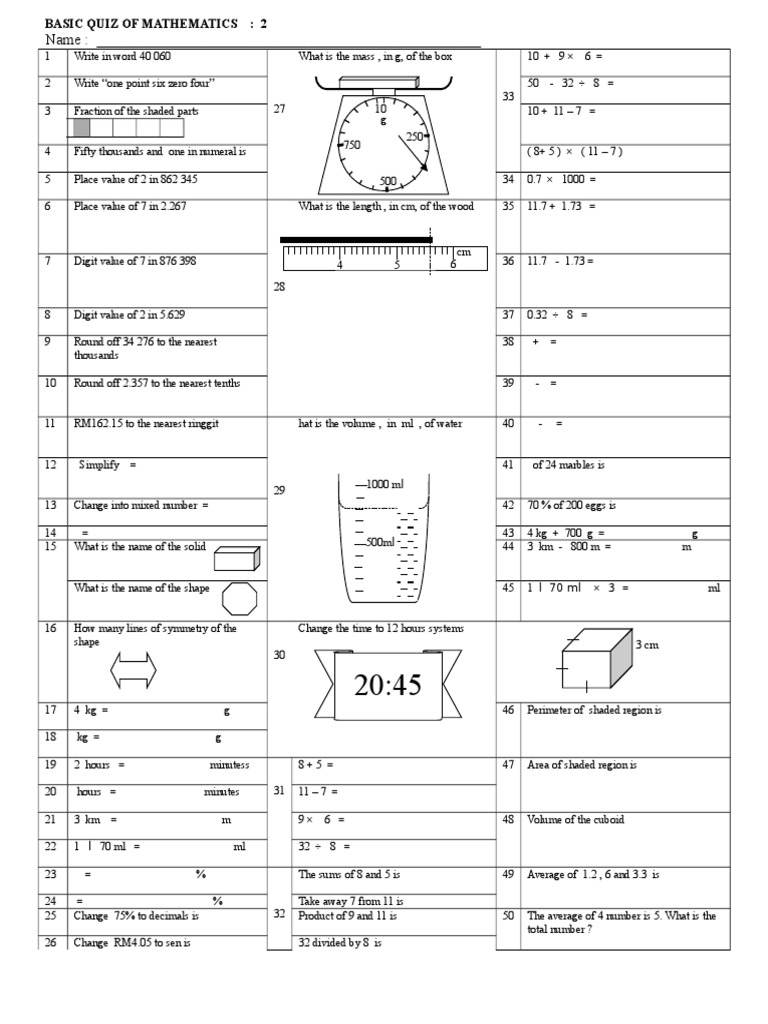 Math | PDF | Fraction (Mathematics) | Arithmetic