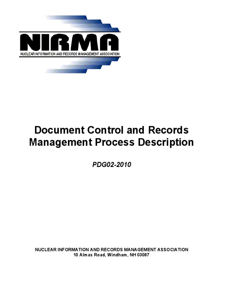 PDG02 Documents and Records Process Description PDF | PDF | Records Management | File Format