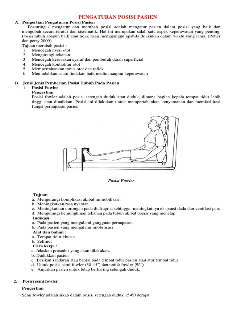 Pengaturan Posisi | PDF