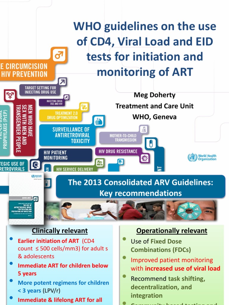 102 WHO Guidelines On CD4 and VL For ART Doherty PDF | PDF | Management ...