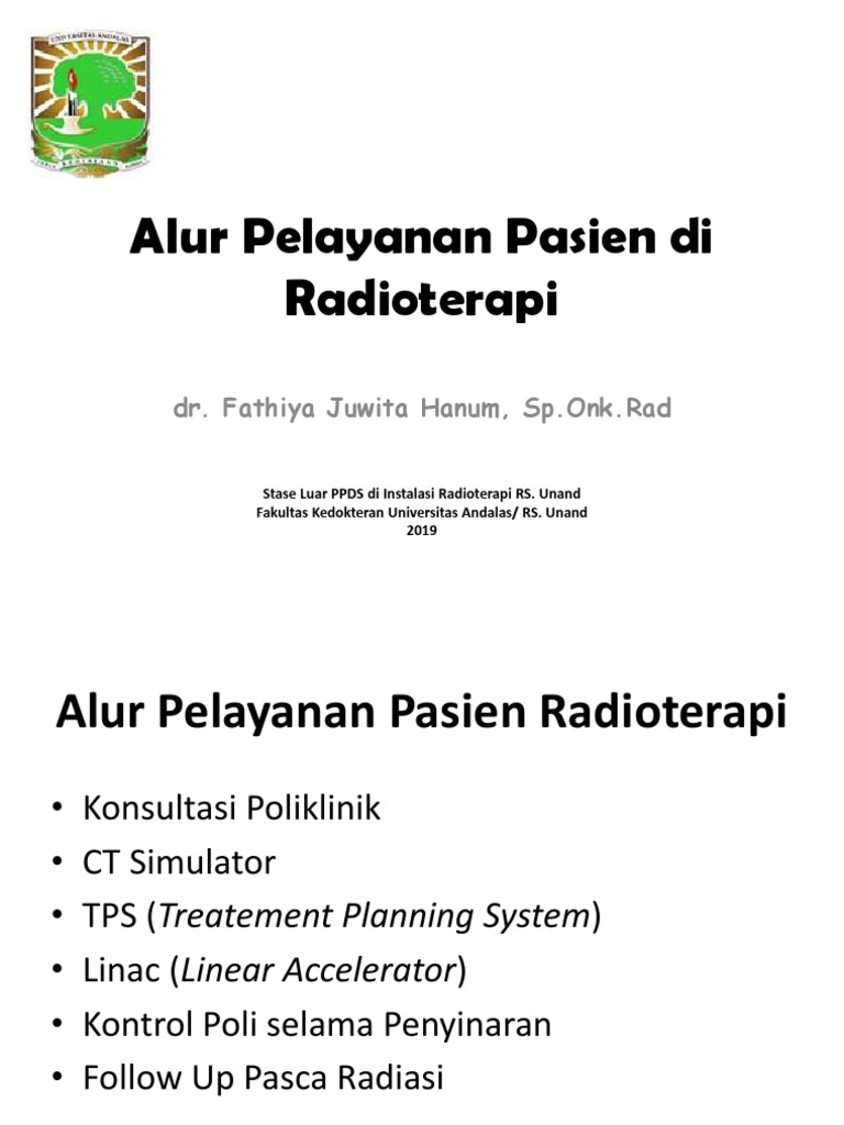 Alur Pasien Radioterapi | PDF