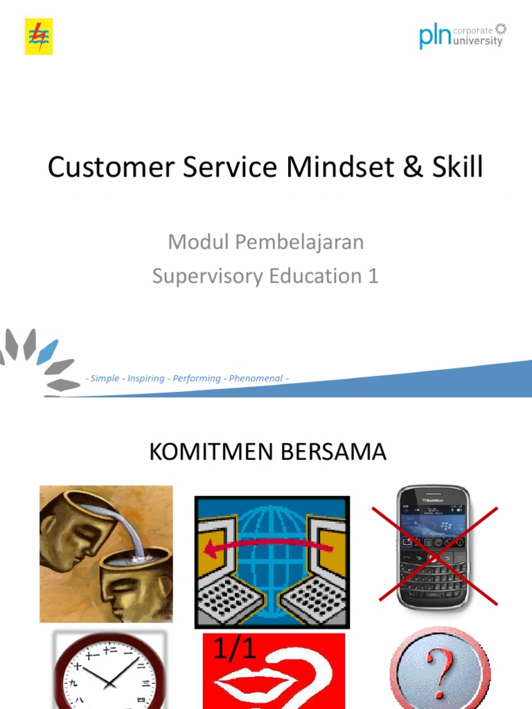Materi Tayang - Building Customer Service Mindset & Skill 06 - 04 - 2014 | PDF