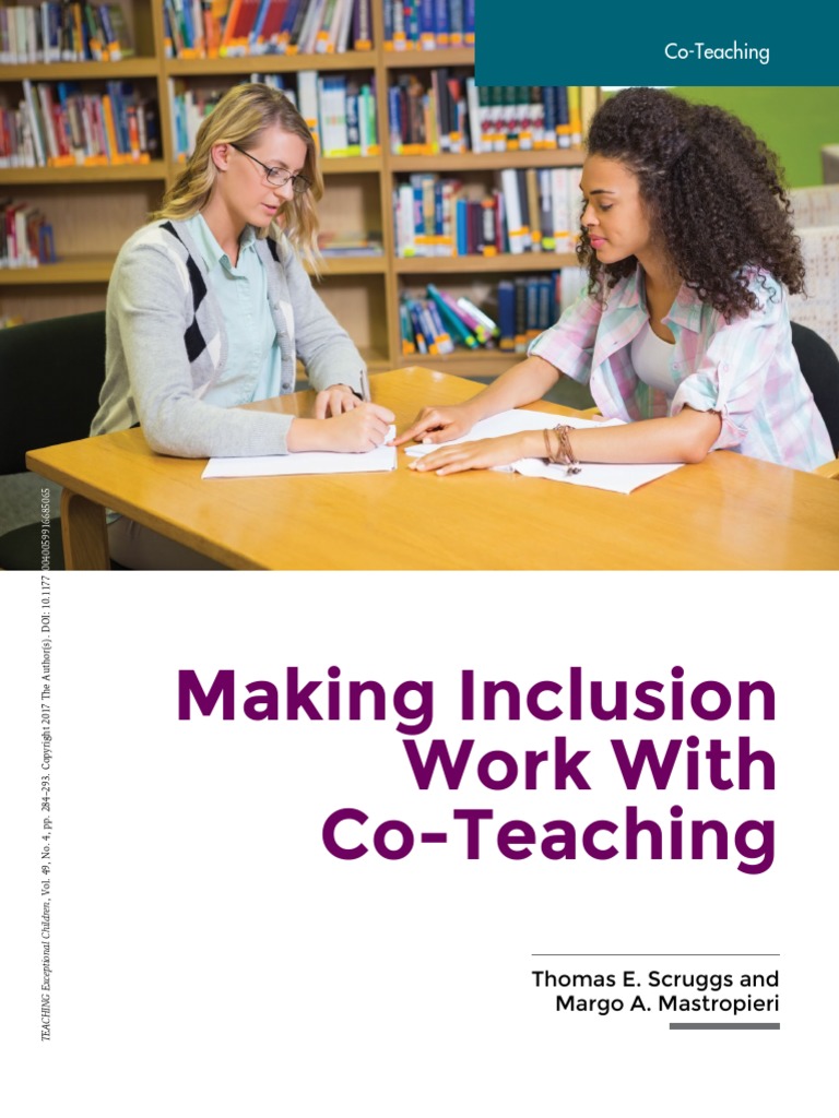 Co Teaching | PDF | Special Education | Teachers