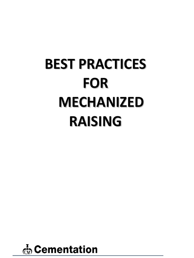 Alimak Raising Best Practices Guide | PDF | Personal Protective ...