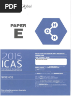 ICAS English E 2015 | PDF