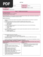 Grade 4 - Pulleys and Gears Unit Plan | PDF | Gear | Machines