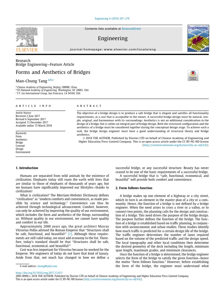 Engineering: Man-Chung Tang | PDF | Bridge | Dome