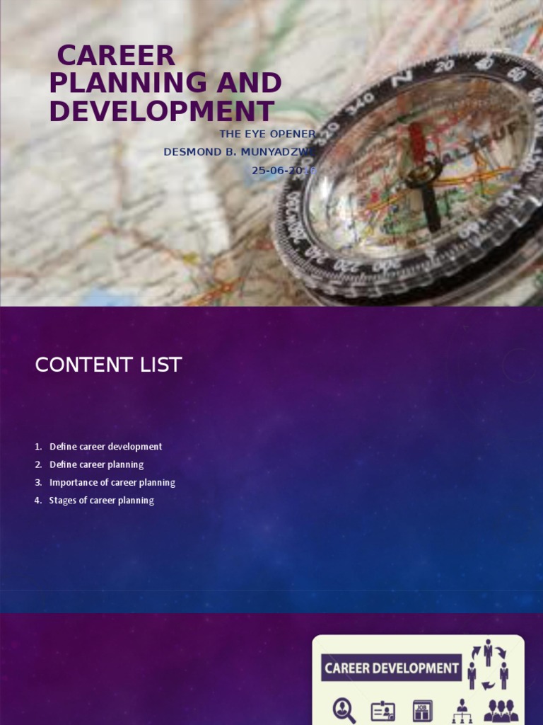 Career Planning and Development Guide | PDF | Career & Growth | Self ...