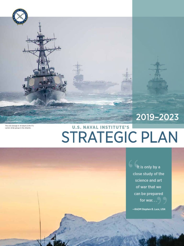 U.S. Naval Institute's Strategic Plan, 2019-2023 | PDF | United States ...