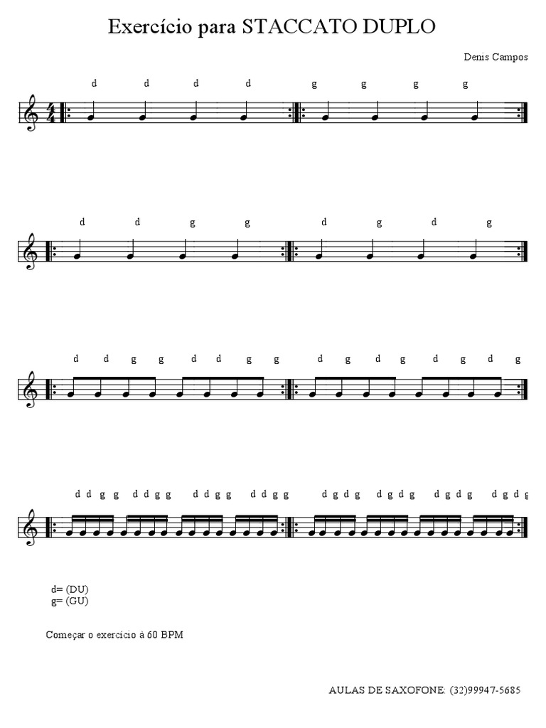 Staccato Duplo | PDF