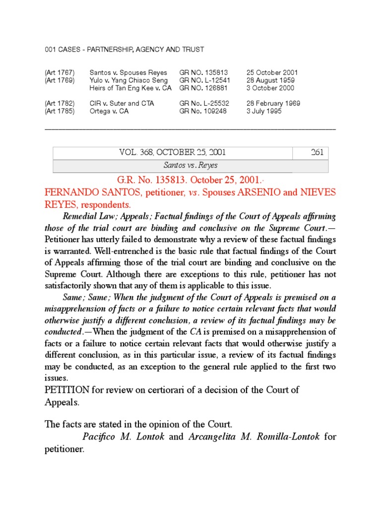 Partnership Law Cases | PDF | Partnership | Judgment (Law)