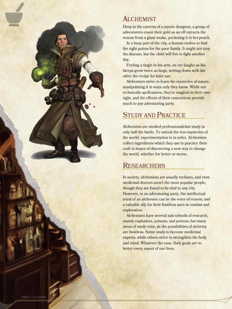 D&D Alchemist Class Overview | PDF