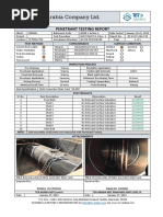 Sample Leak Testing Report For Ast Tank | PDF | Welding | Construction