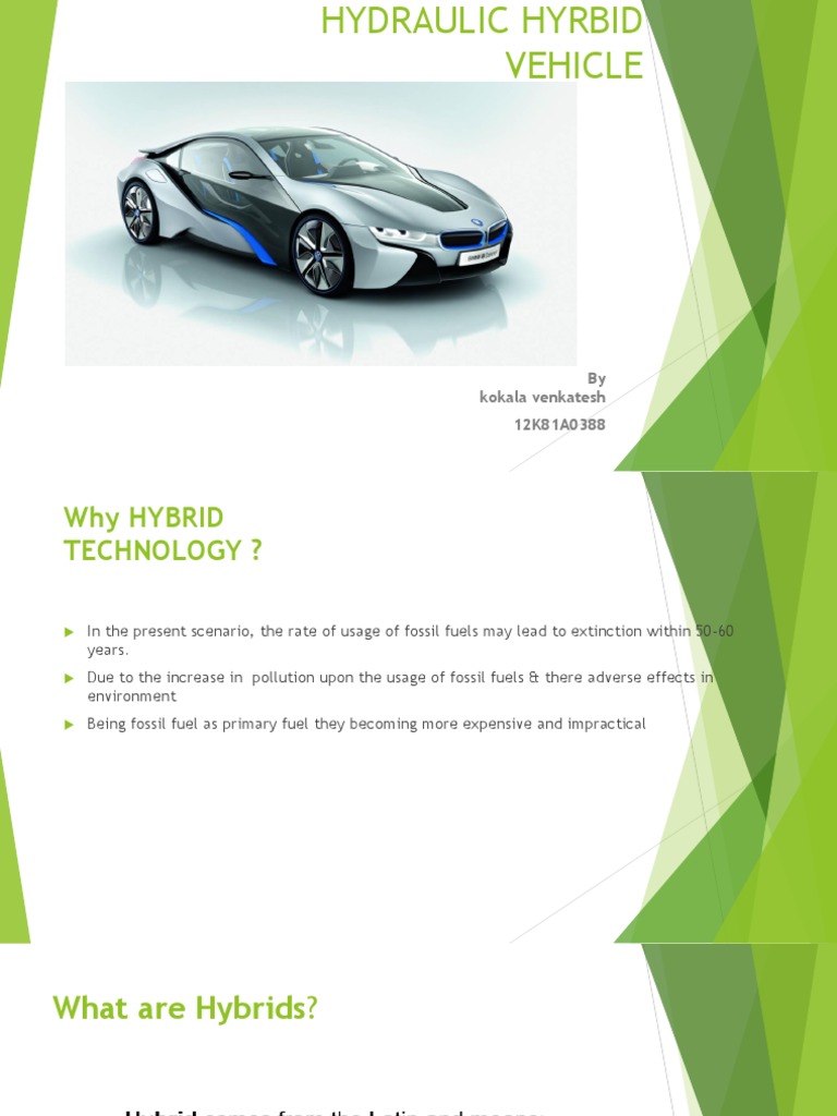 Hydraulic Hybrid Vehicle Overview | PDF