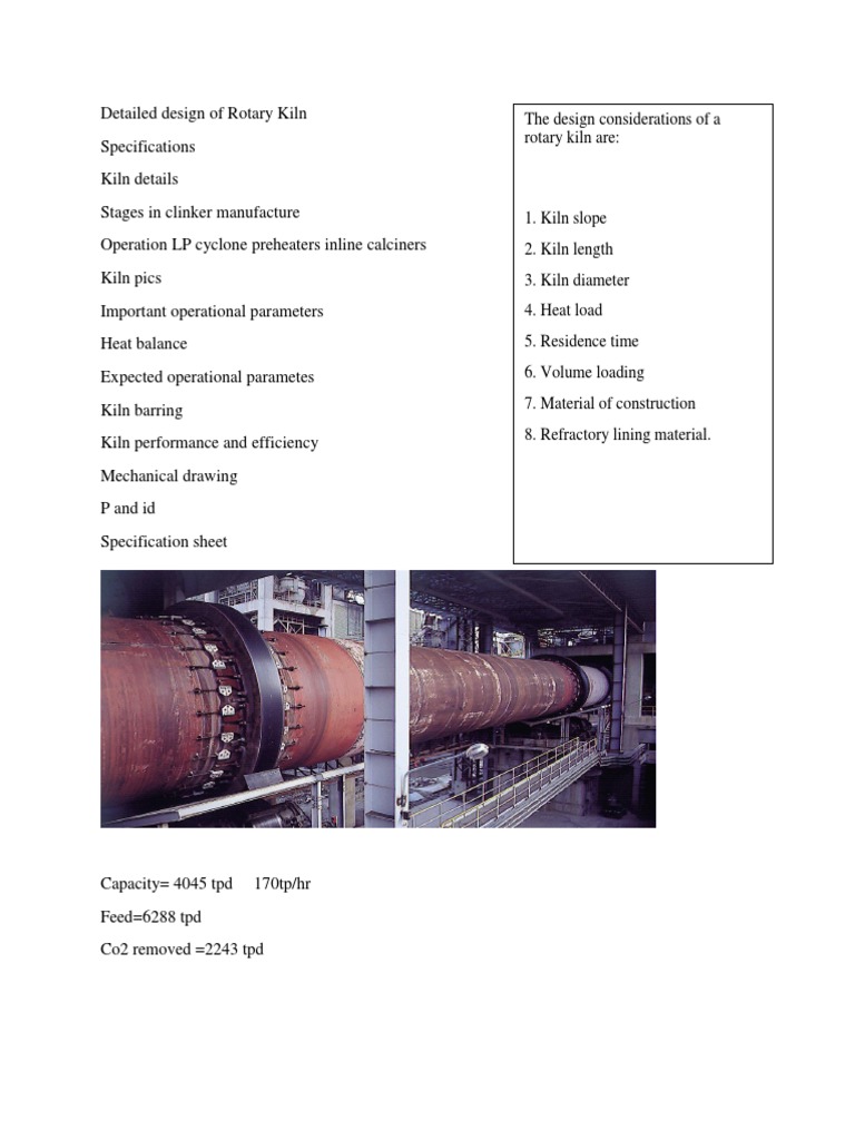 Rotary Kiln | PDF | Thermal Expansion | Brick