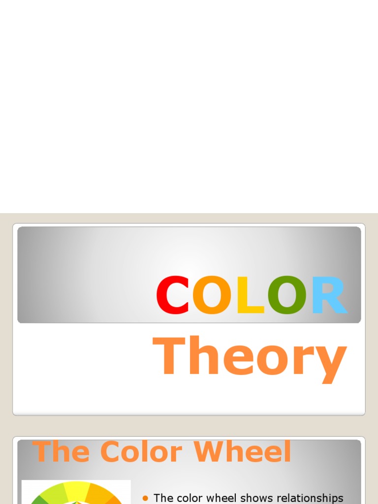 Color Theory PDF | Download Free PDF | Color | Yellow