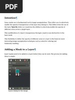 Managing Layers and Masks in Krita | PDF | Adobe Photoshop | Graphic Design