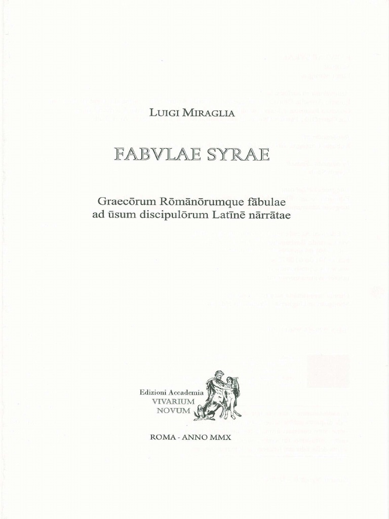 Fabulae Syrae Atalanta PDF | PDF