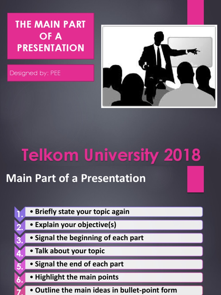The Main Part OFA Presentation: Telkom University 2018 | PDF | Word ...