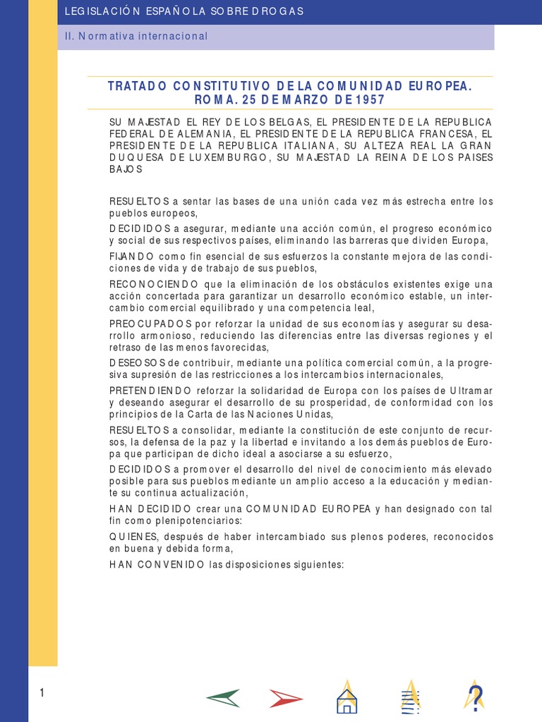 Tratado de Roma 1957 | Unión Europea | Estado miembro de la Unión ...