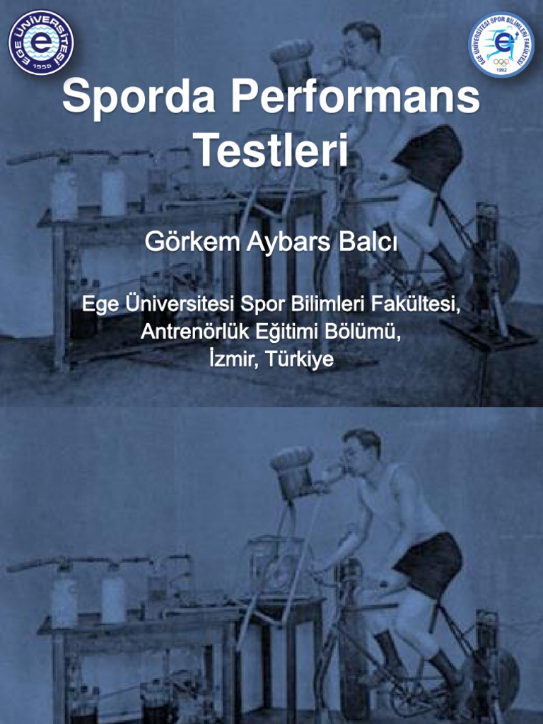 Sporda Performans Testleri | PDF