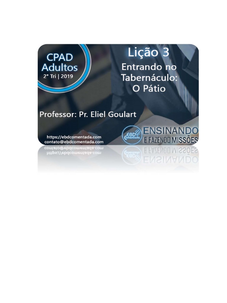 PDF - CPAD Adultos - 2 Trimestre de 2019 - 21-04-2019 - Lição 3 ...