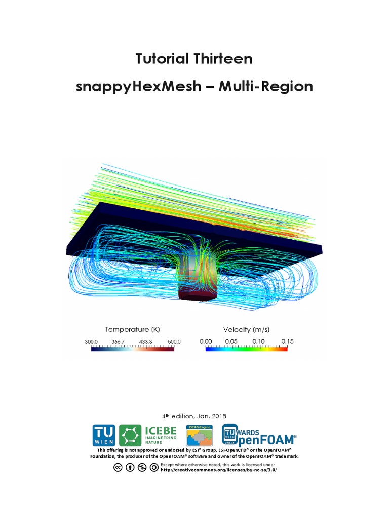 Tutorial Thirteen Snappyhexmesh - Multi-Region: 4 Edition, Jan. 2018 | PDF | Directory ...