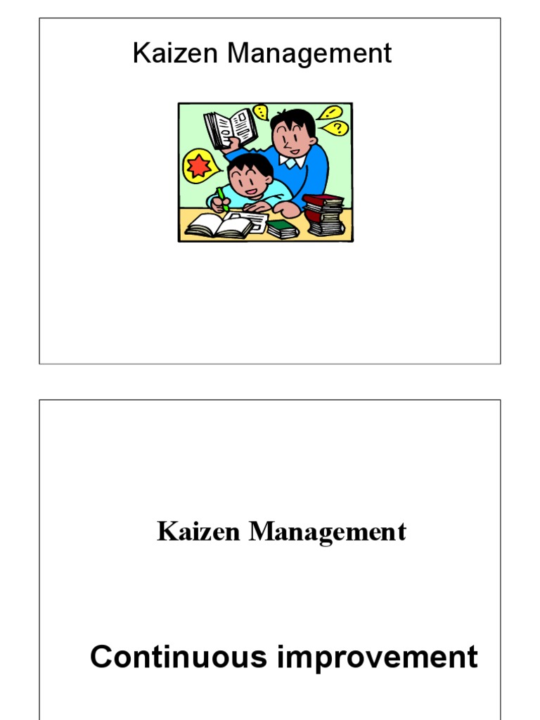 Kaizen Management for Lean Success | PDF | Lean Manufacturing | Prices