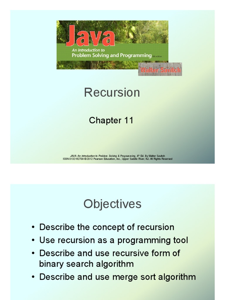 Chapter 11 Recursion PDF | PDF | Algorithms | Software Development