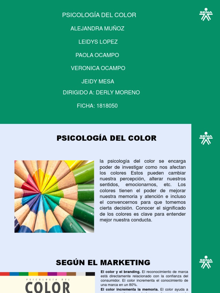 Exposición Psicología Del Color | PDF | Color | Marca
