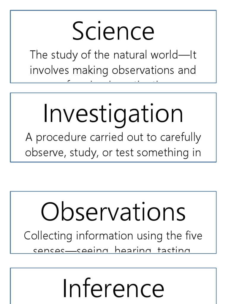 Science - Unit 1 | PDF