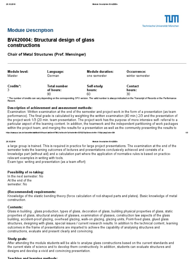 Structural Design of Glass Constructions: Analyzing Glass Structures ...