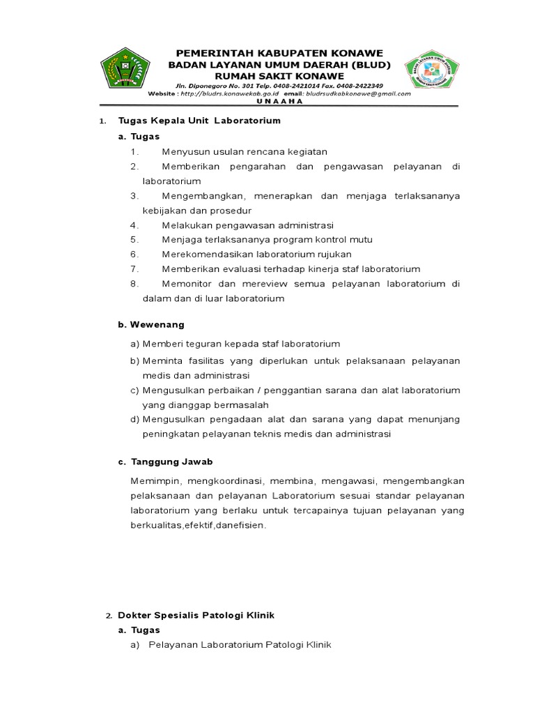 Tufoksi Uraian Tugas Atlm | PDF