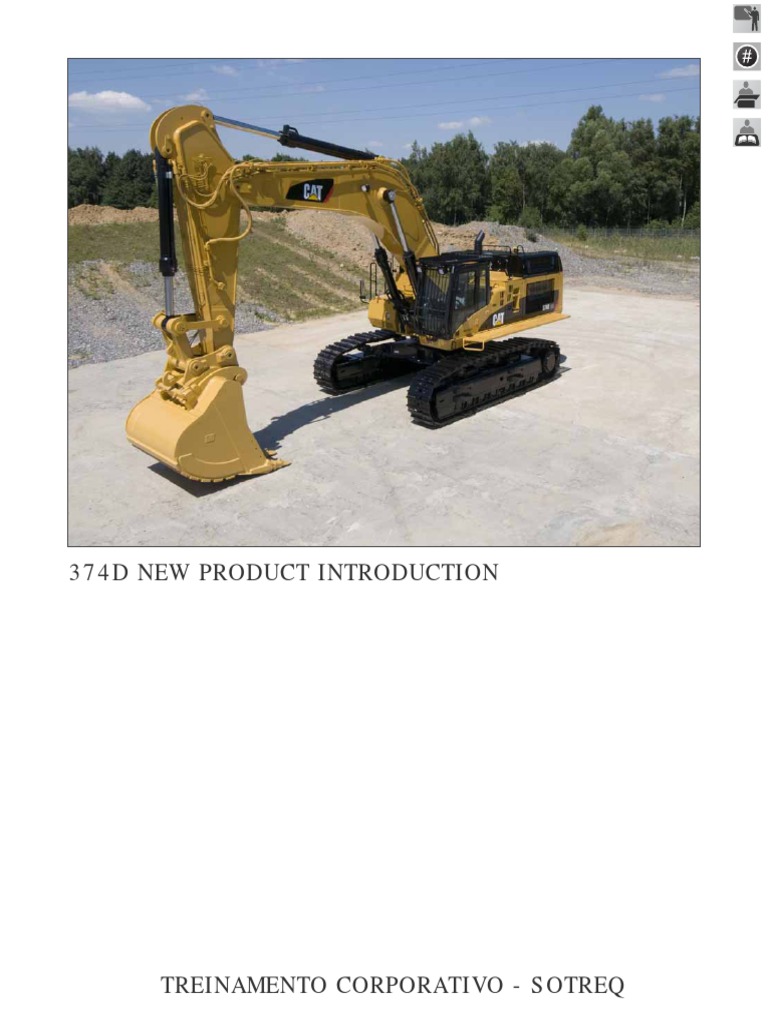 374d Hydraulic Excavator | PDF | Pump | Valve