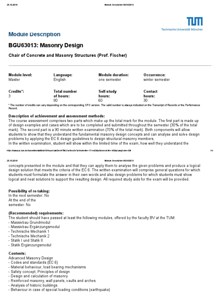 Advanced Masonry Design: Analyzing and Applying Eurocode 6 Standards ...