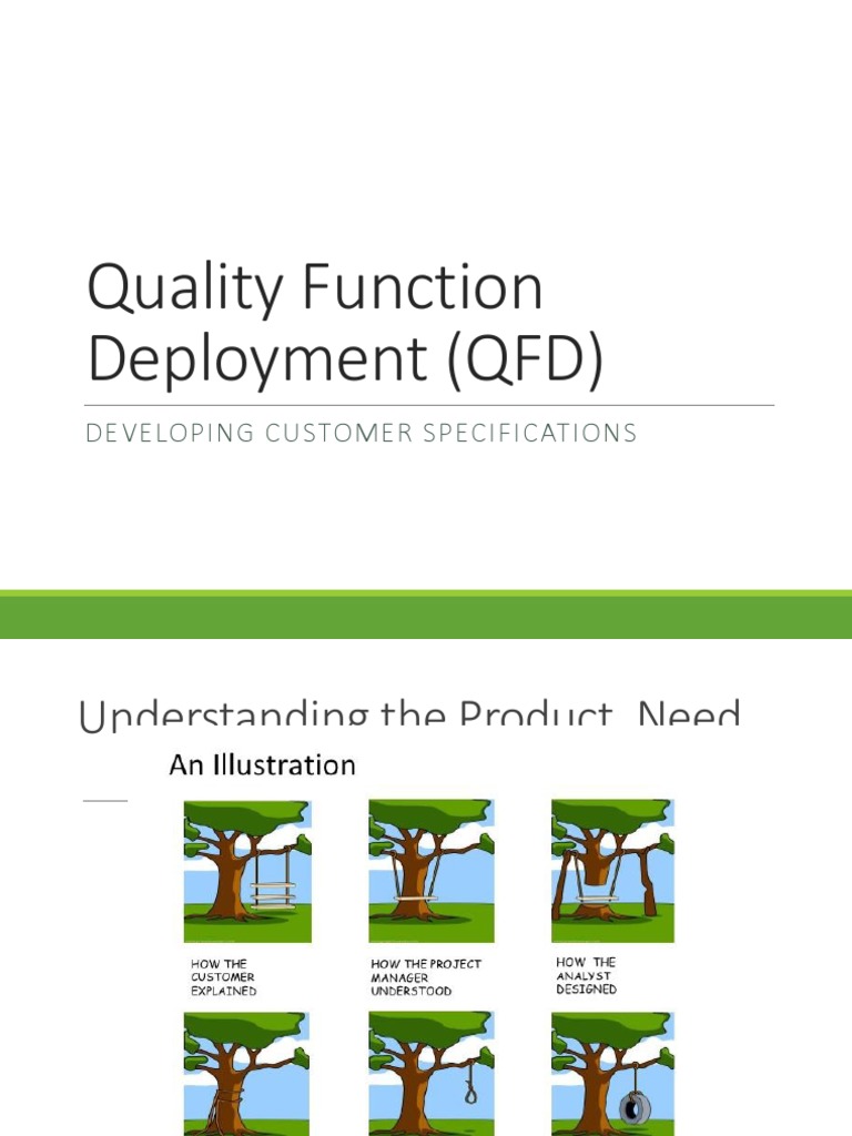 Quality Function Deployment (QFD) | PDF | Specification (Technical ...