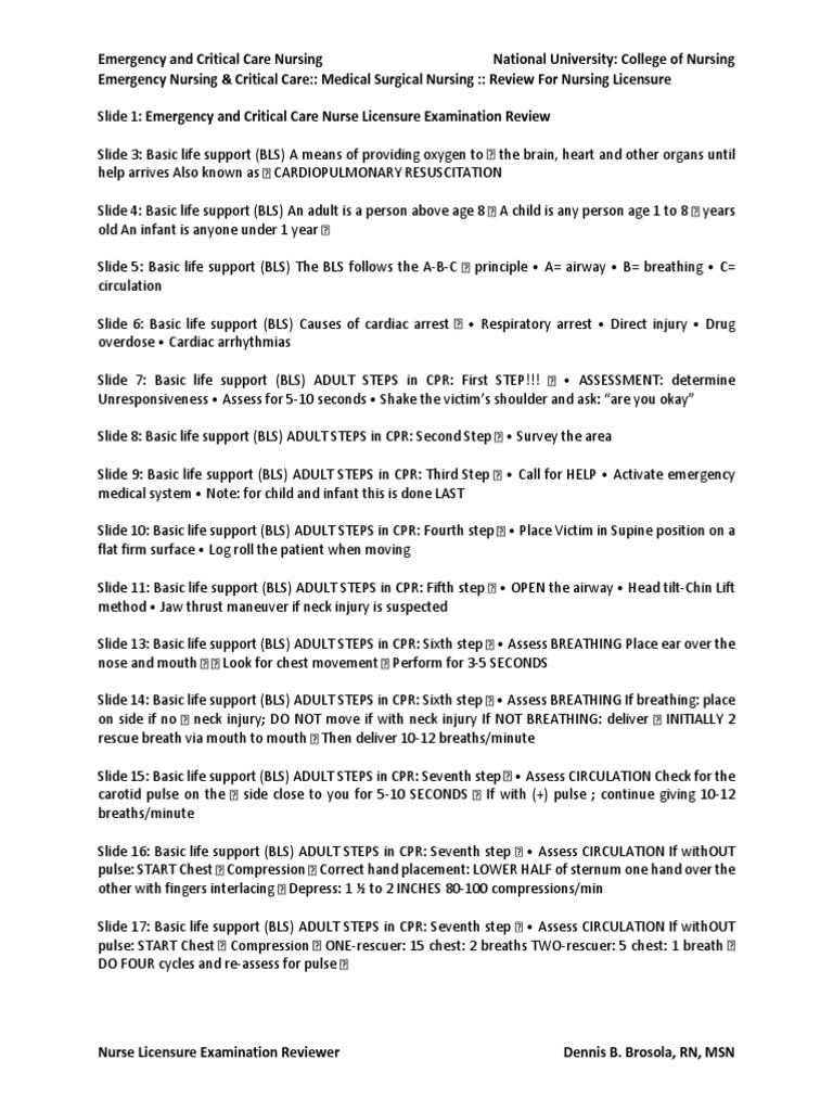 Emergency and Critical Care Nursing | PDF | Shock (Circulatory ...