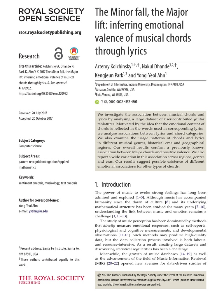 Minor Fall Major Lift | PDF | Chord (Music) | Rock Music