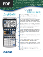 Casio Cheat Sheet | PDF | Equations | Function (Mathematics)