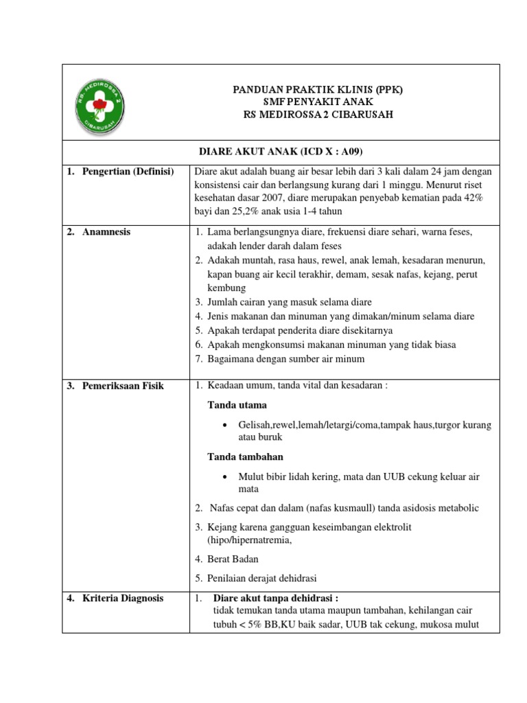 PPK Diare | PDF