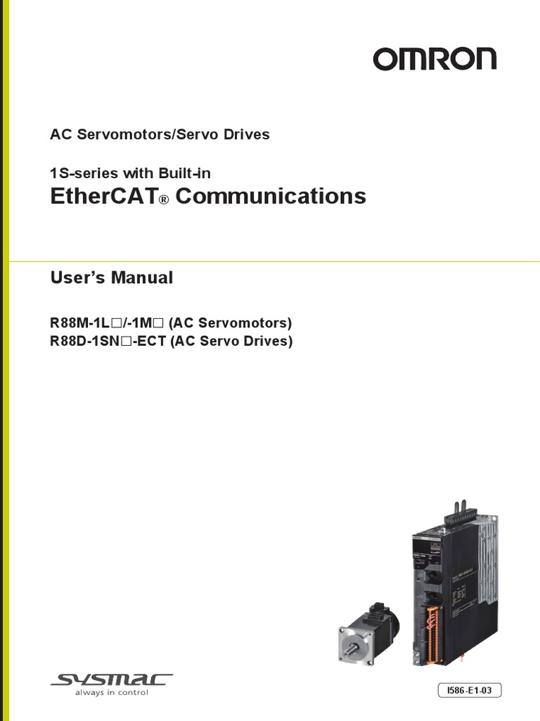 I586 1s Series Users Manual en PDF | PDF | Servomechanism | Electrical ...