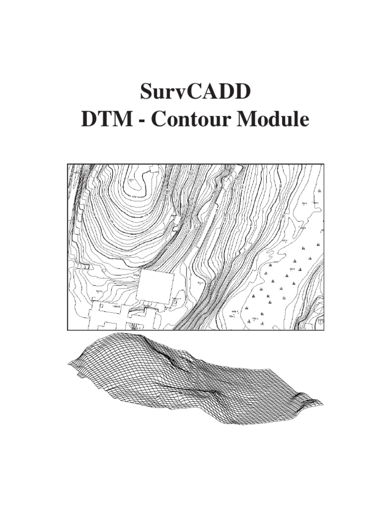 Survcadd DTM - Contour Module | Download Free PDF | Contour Line ...