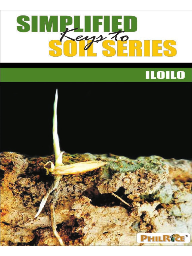 Simplified Keys To Soil Series Iloilo PDF | PDF | Soil | Soil Fertility
