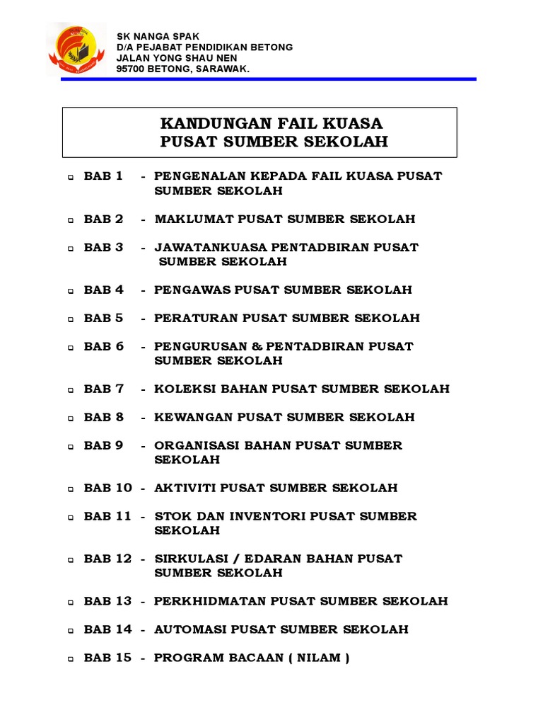 Fail Kuasa Pss 2019 | PDF