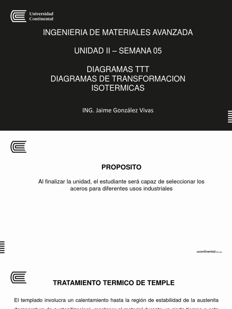 05 T.T Temple Diagrama TTT | PDF | Metalurgia | Ingeniería de Edificación