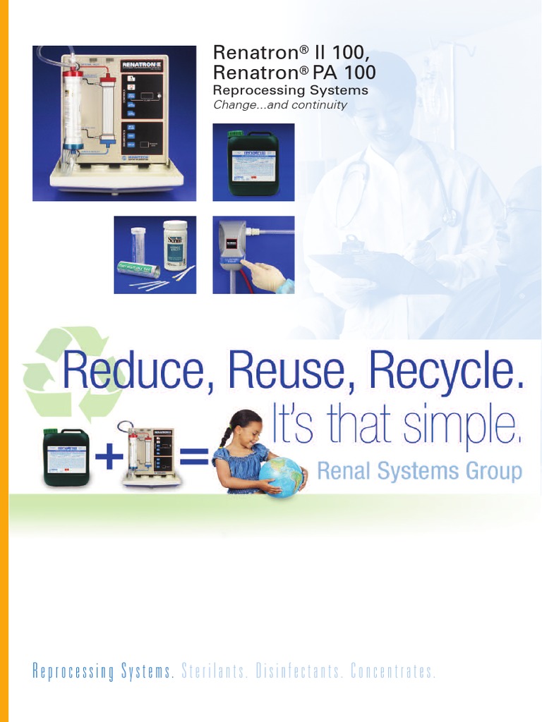 Renatron II and PA A4 - Brochure - TA | PDF | Hemodialysis | Nature