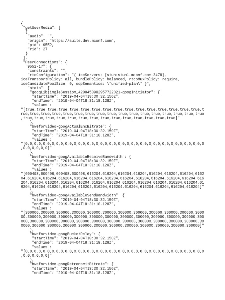 Webrtc Internals Dump | PDF | Chess | Chess Theory